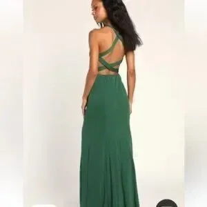 MANIJU | Dresses | Nwt Maniju Emerald Green Maxi Dress Small Women ...